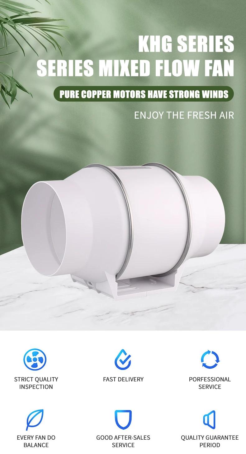 100mm To 315mm Two Speed Mixed Flow Fan - Buy 220v Pvc Single-speed ...