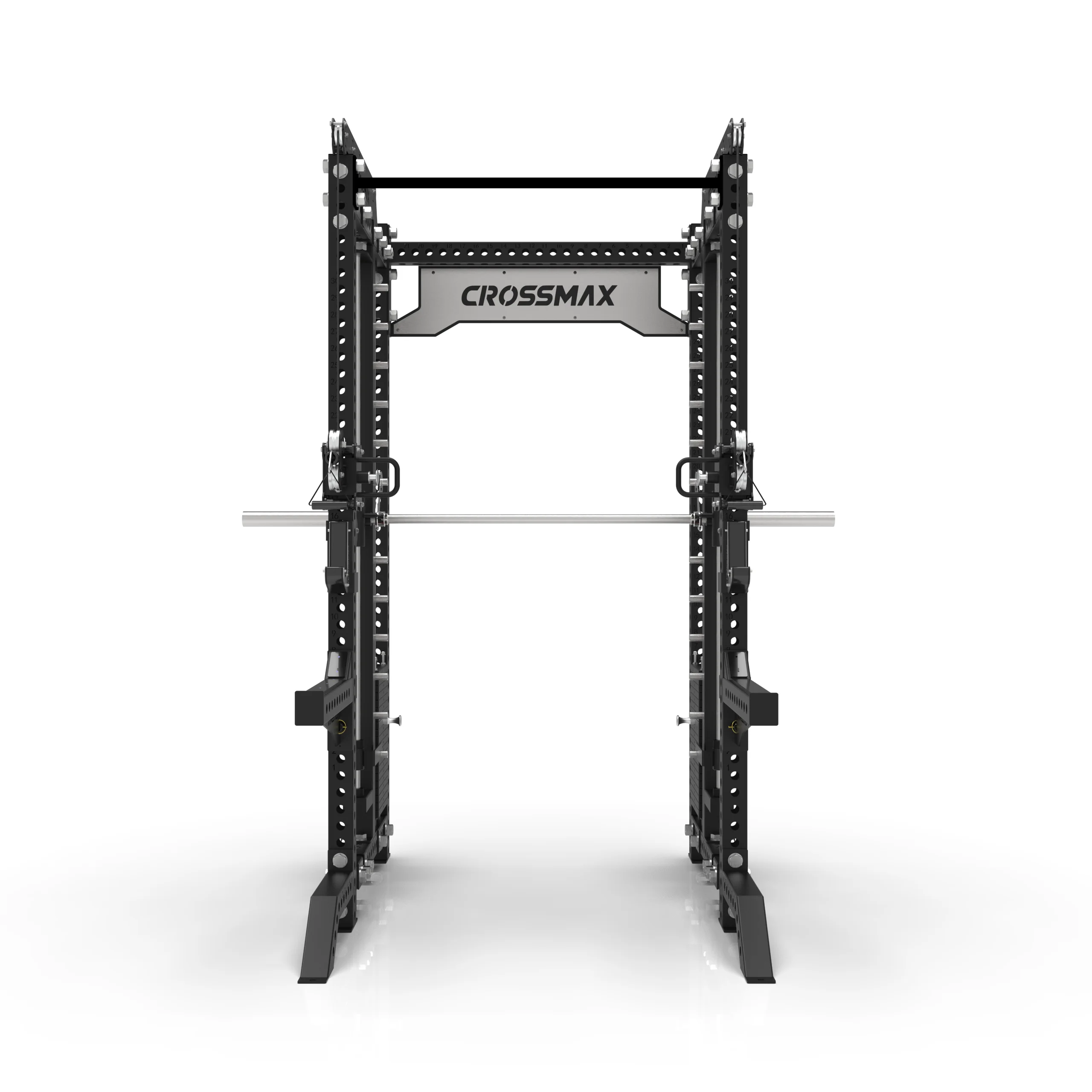 Commercial Gym Functional Trainer Cable Ratio 1to1 Multi Functional Power Rack With Smith ...