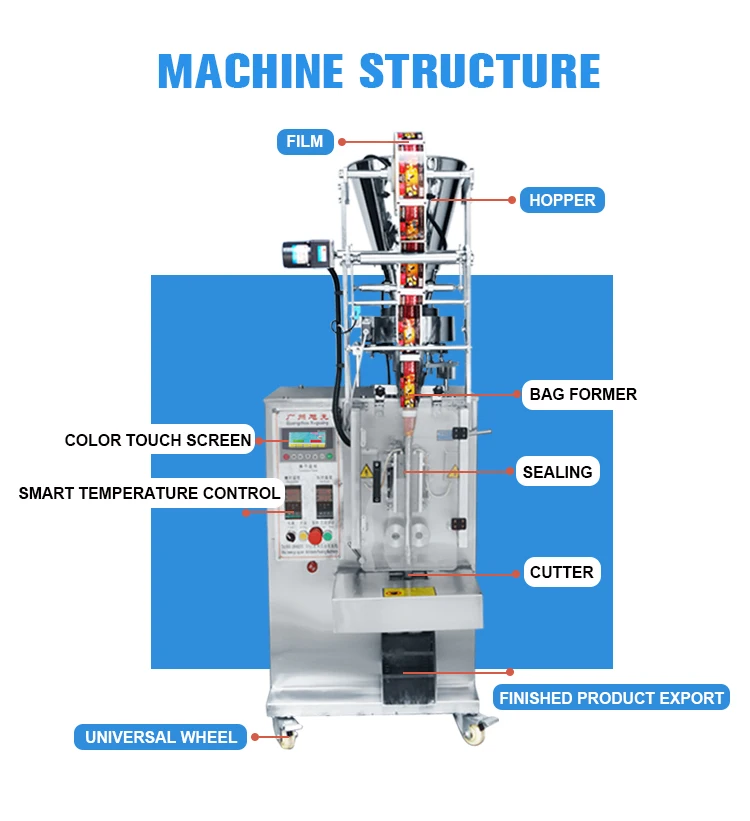 Multi-functional 2g 3g 5g Sachet Pepper/salt/sugar Packing Machine