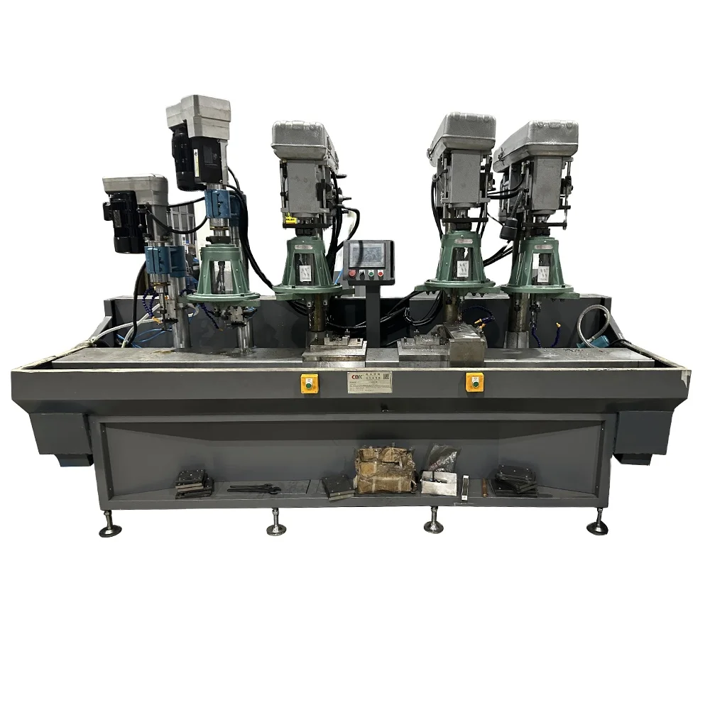Multi Spindle Head High Efficiency Fully Automatic Slide Table Drilling ...