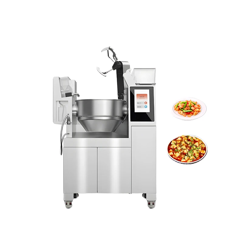 High Speed Electric Automatic Stir Frying Machine Energy Efficient Non ...