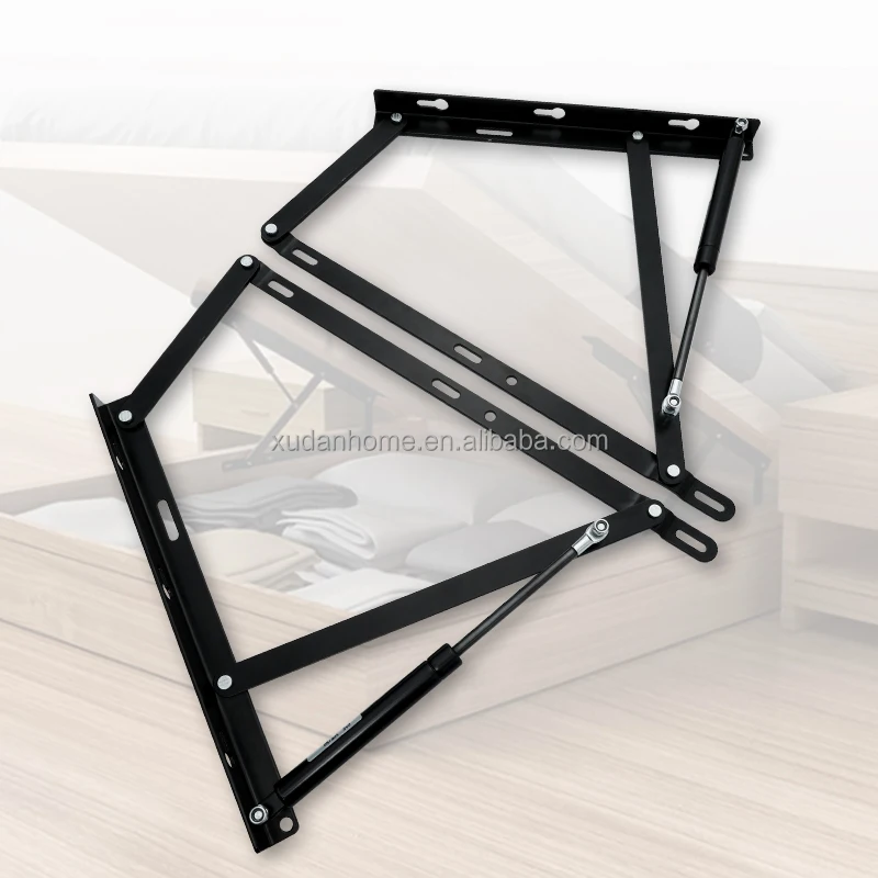 Pneumatic Rod Folding Foldable Bed Frame - Modern & Durable