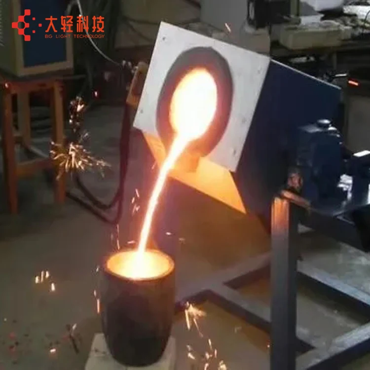 100KG Gold Silver Induction Melting Furnace Induction Smelter 70kw ...