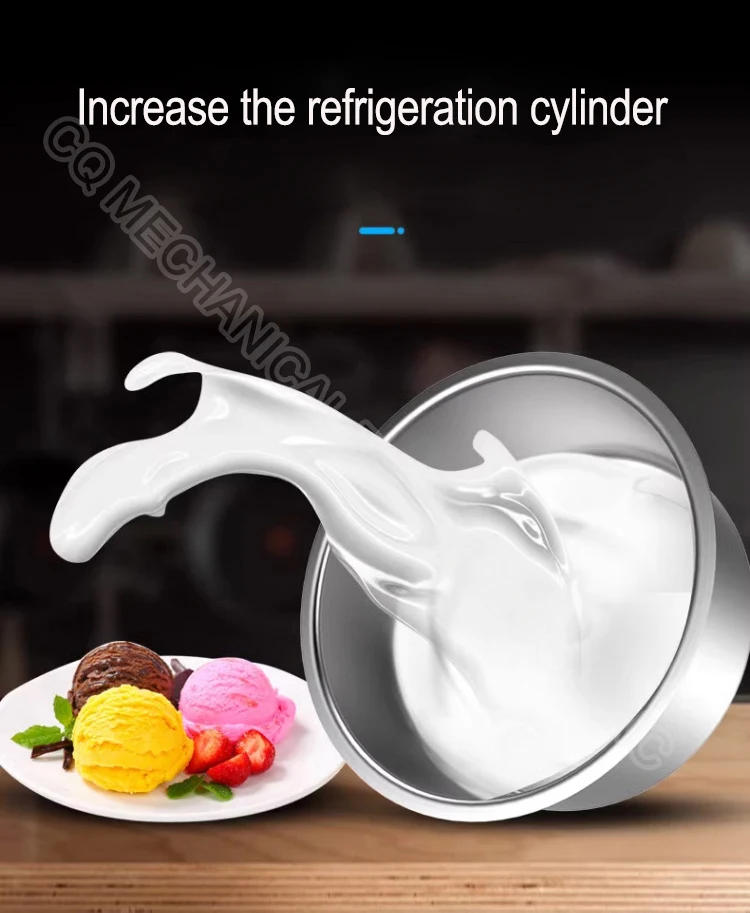 Italian Vertical Display Cabinet Fruit Mixer Sorbet Commercial Gelato ...