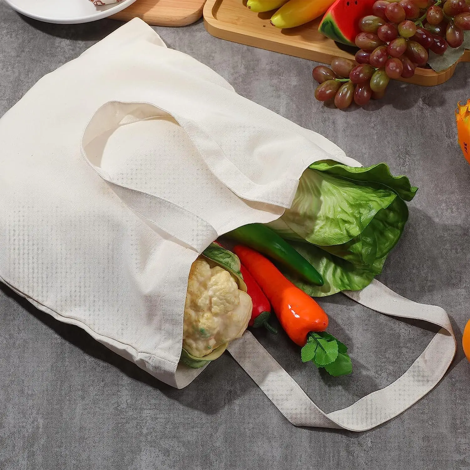 Eco-friendly Shopping Bag - Recycled Reusable Canvas Tote