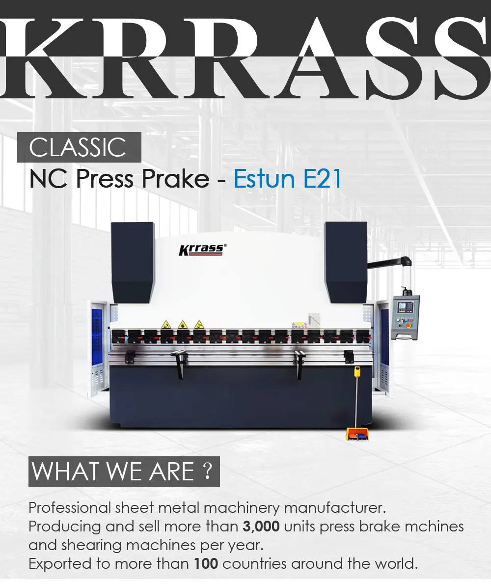 Krrass CNC Hydraulic Press Brake Machine Sheet Metal Press Brake ...