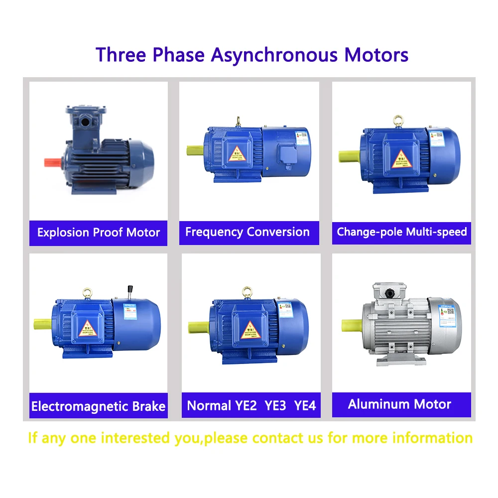 20000 Watt Electric Motor Reverse Rotation Three Phase Ac Motor ...