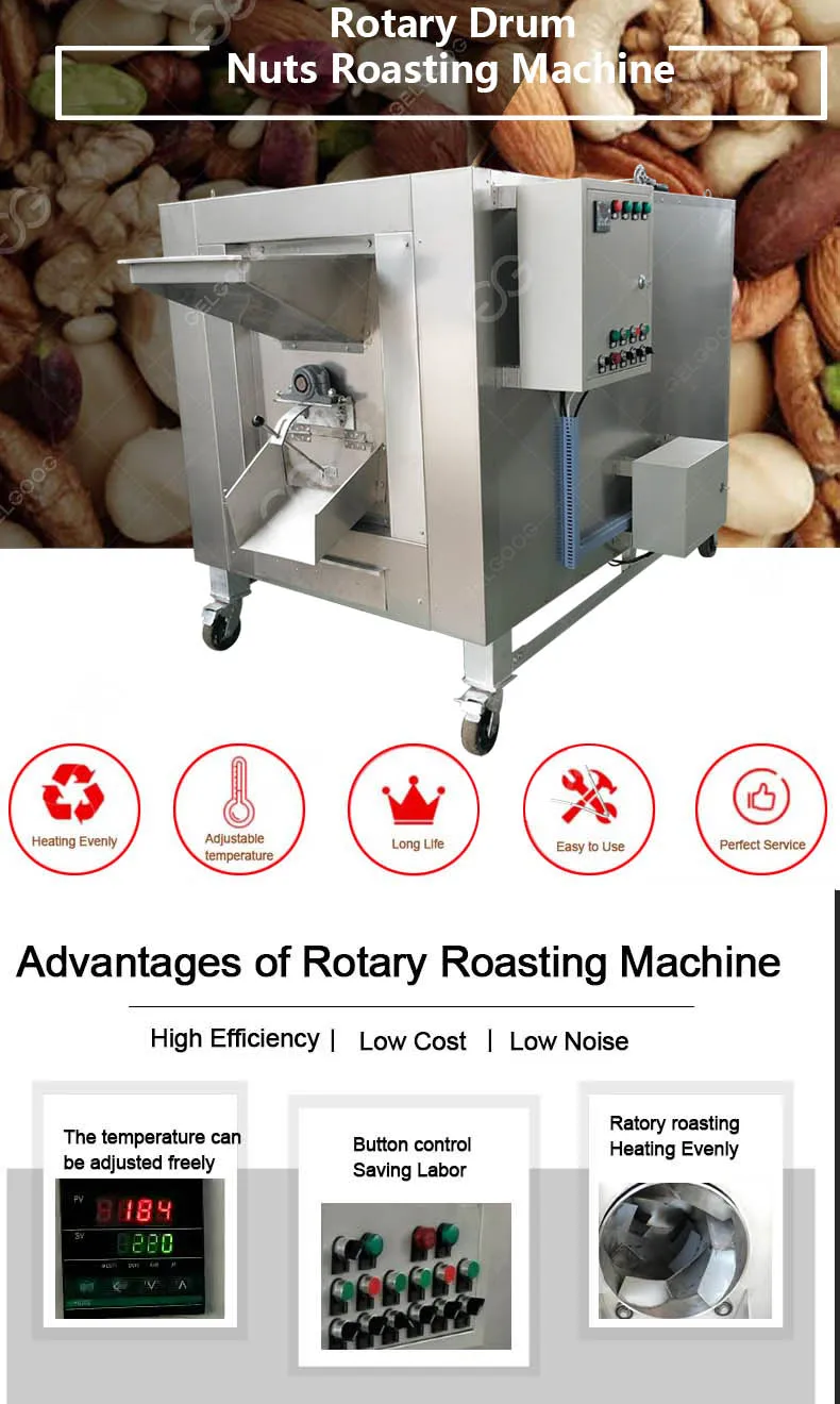 Automatic Cacao Roasting Machine - Efficient & Durable