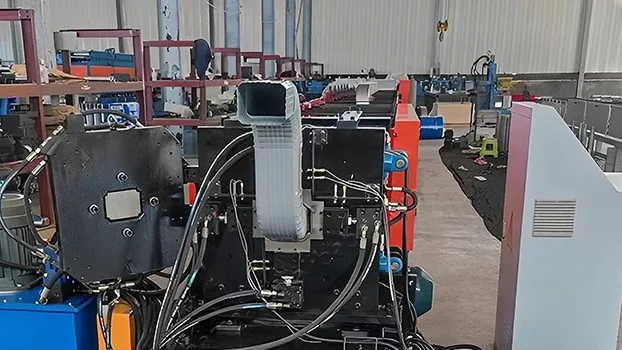 Rain Water Downpipe Machine Downspout Roll Forming Machine With ...