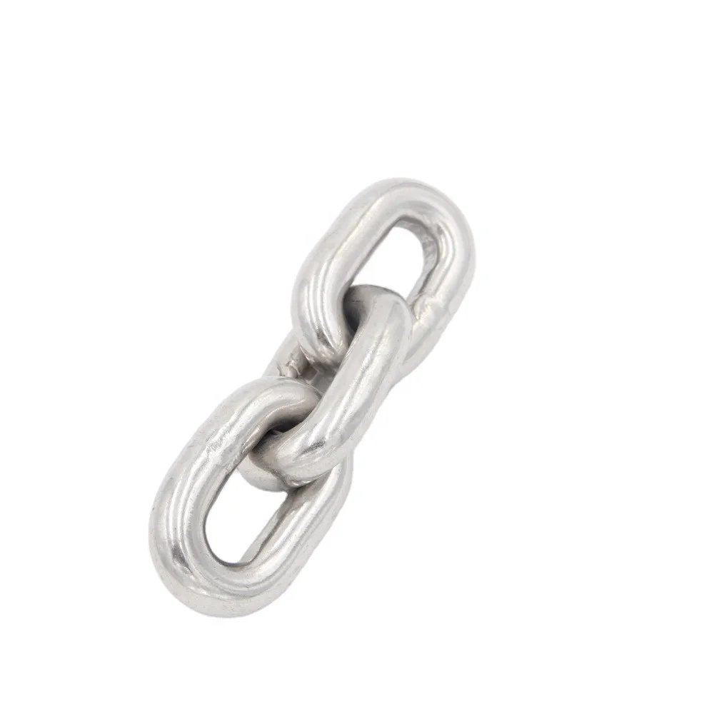 Stainless Steel 316 304 Short Long Link Chain Din766/din764/din763 Rigging Hardware Polished ...