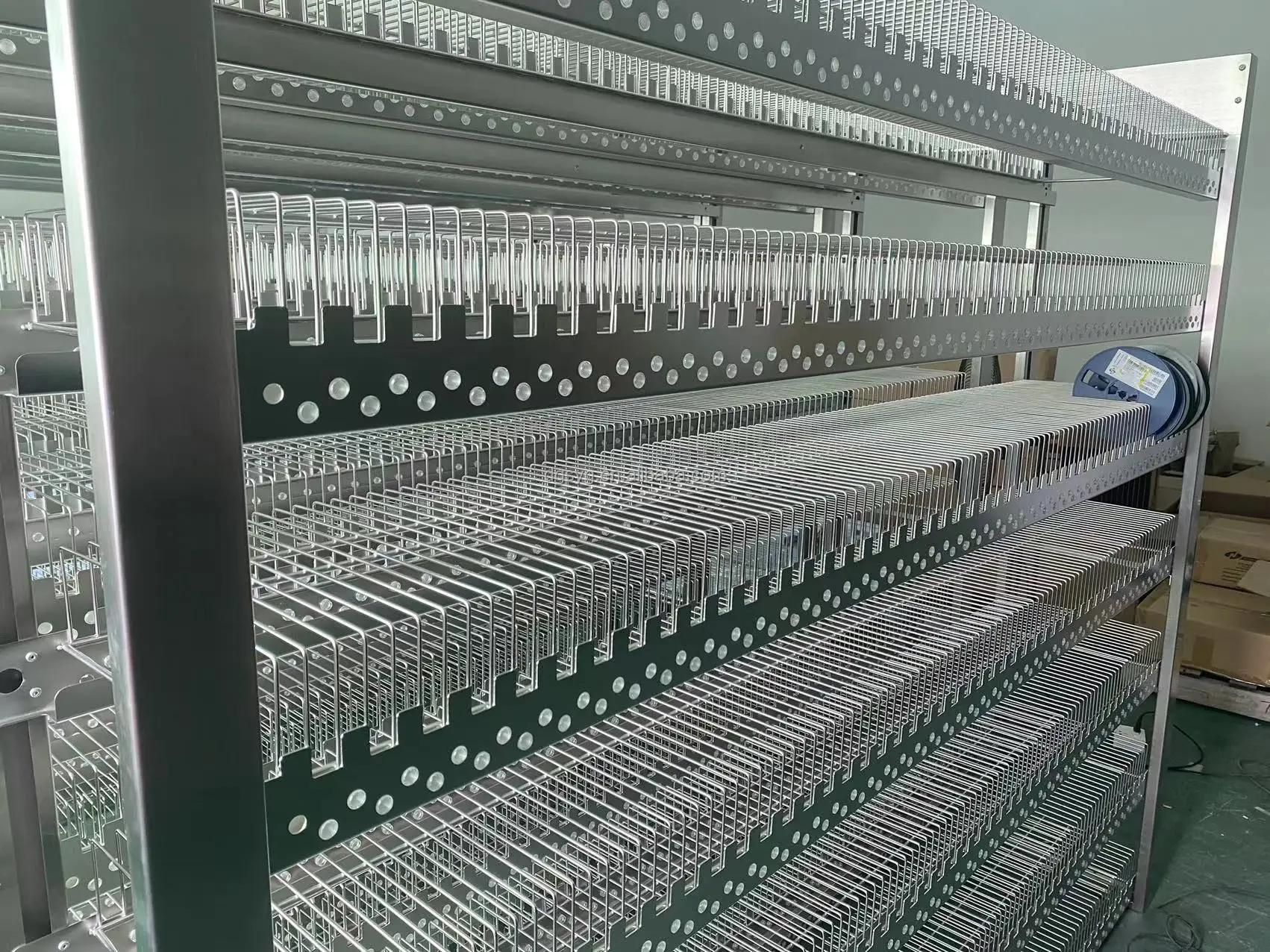 7 Tier Smart Rack with QR Code for SMT SMD Reel Components