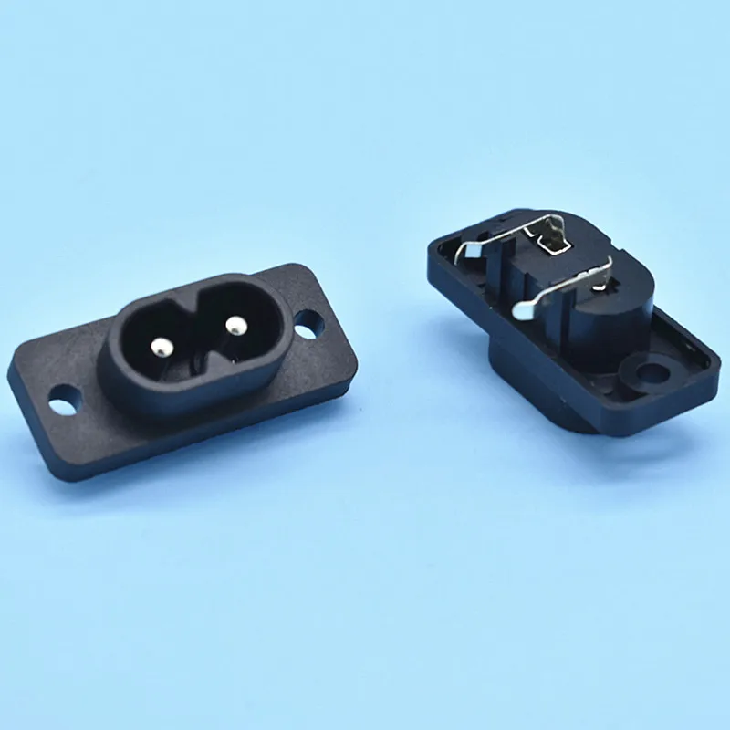 AC Power Socket 2 Pin Female Jack C8 Connectors for Power