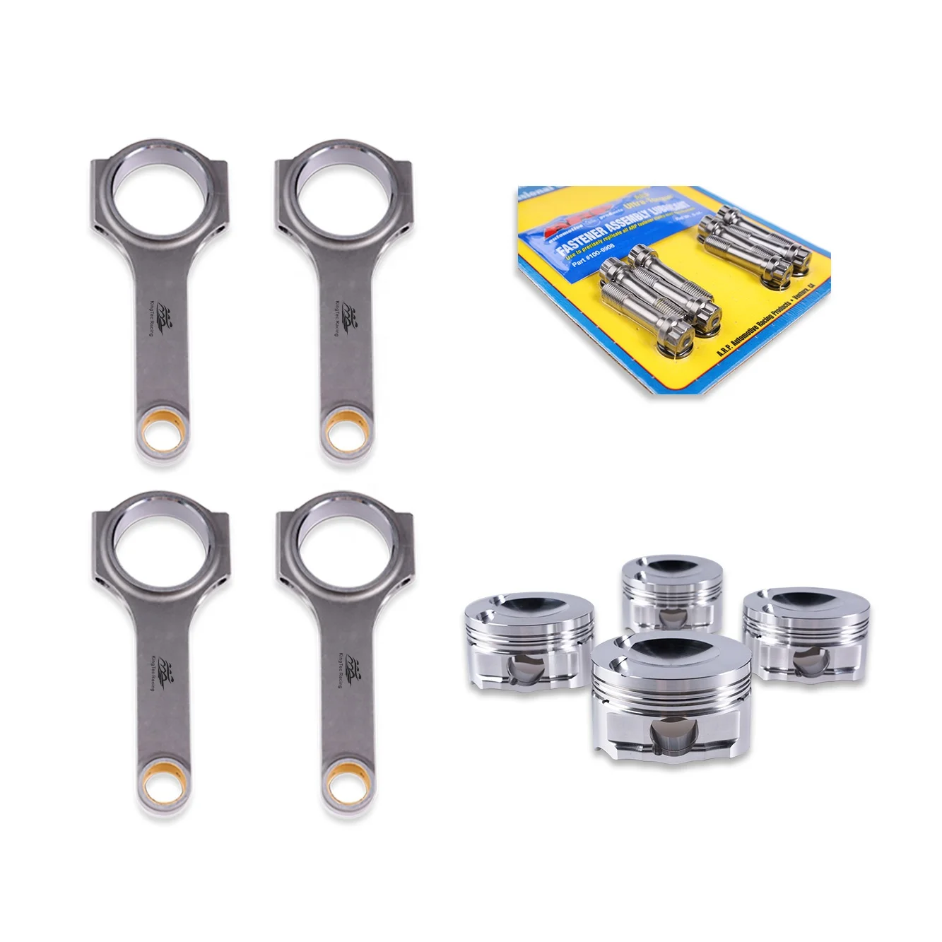 Forged pistons and forged connecting rod EA888 engine GEN 3 for VW Golf ...