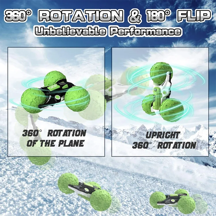 Newest SL12 RC Car2.4G 360 Degree Rotation & 180 Degree Flip Amphibious ...