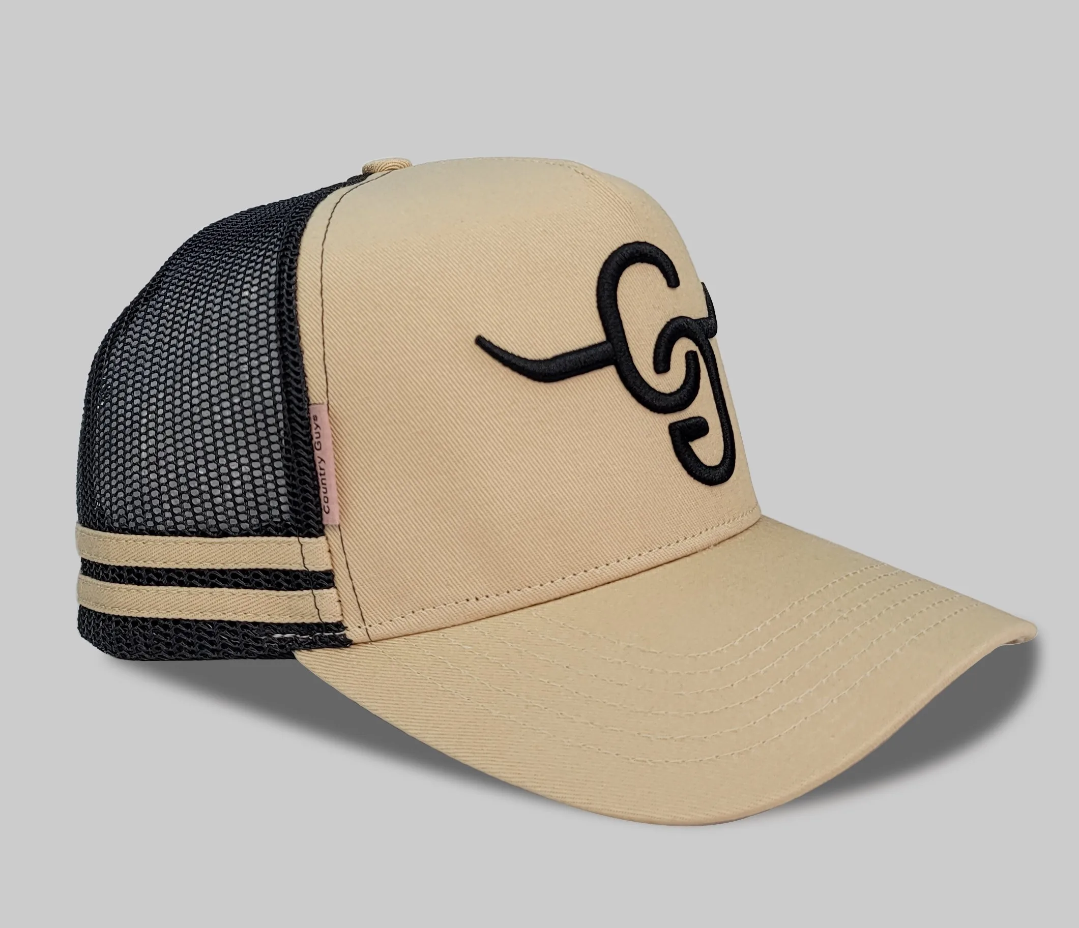 Custom Overseas Cap - 5 Panel Embroidery Logo Trucker Hat