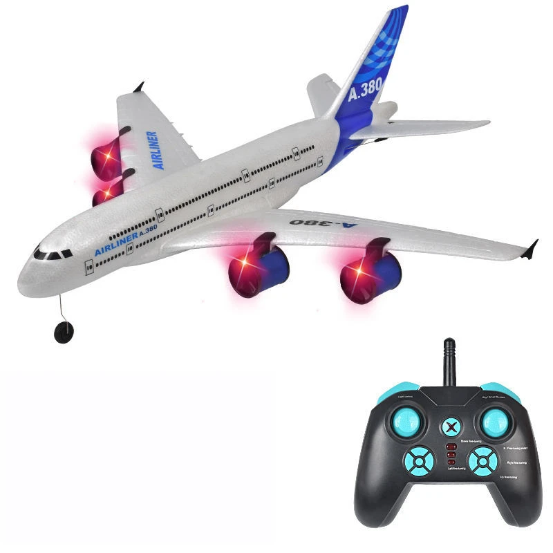 Kids Outdoor Flying Toy Rc Airplane 2ch 2.4g Remote Control Glider ...