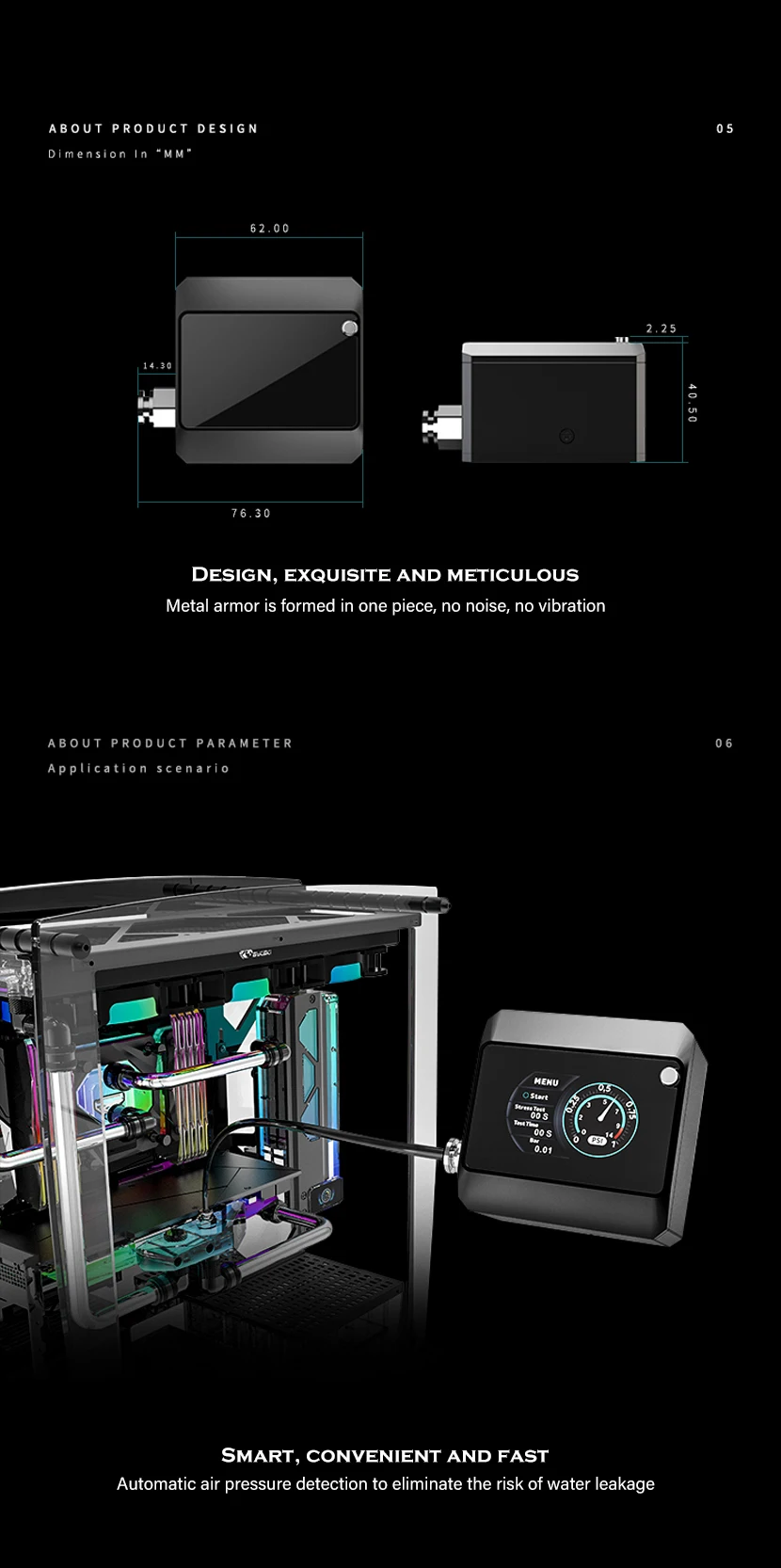 Granzon Gyb V2密封泄漏测试仪，用于计算机水冷气体/应力/水测试系统 + Oled屏幕防漏体 - Buy 全自动密封测试仪,泄漏 ...