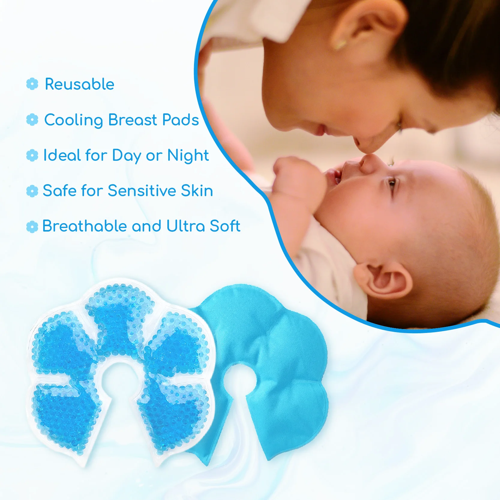Packs After Surgery Hot Cold Gel Bead Breast Therapy Pack,Breast Ice ...