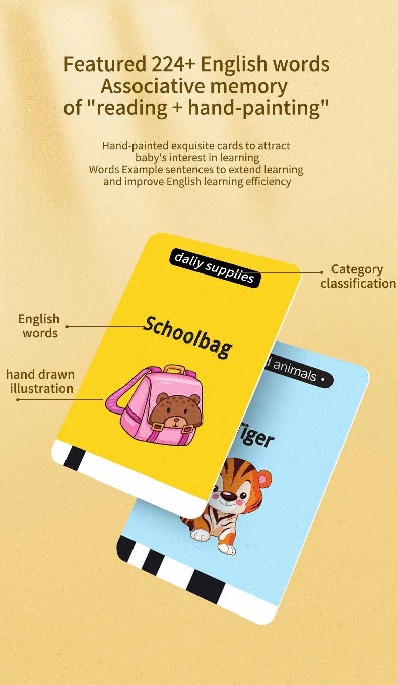 Talking Flash Cards Lcd Drawing Tablet 224 Sight Words Autism Sensory ...