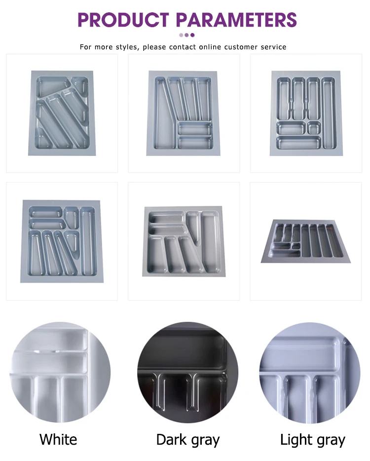 Kitchen Cabinet Drawer Cutlery Tray - Durable & Organized