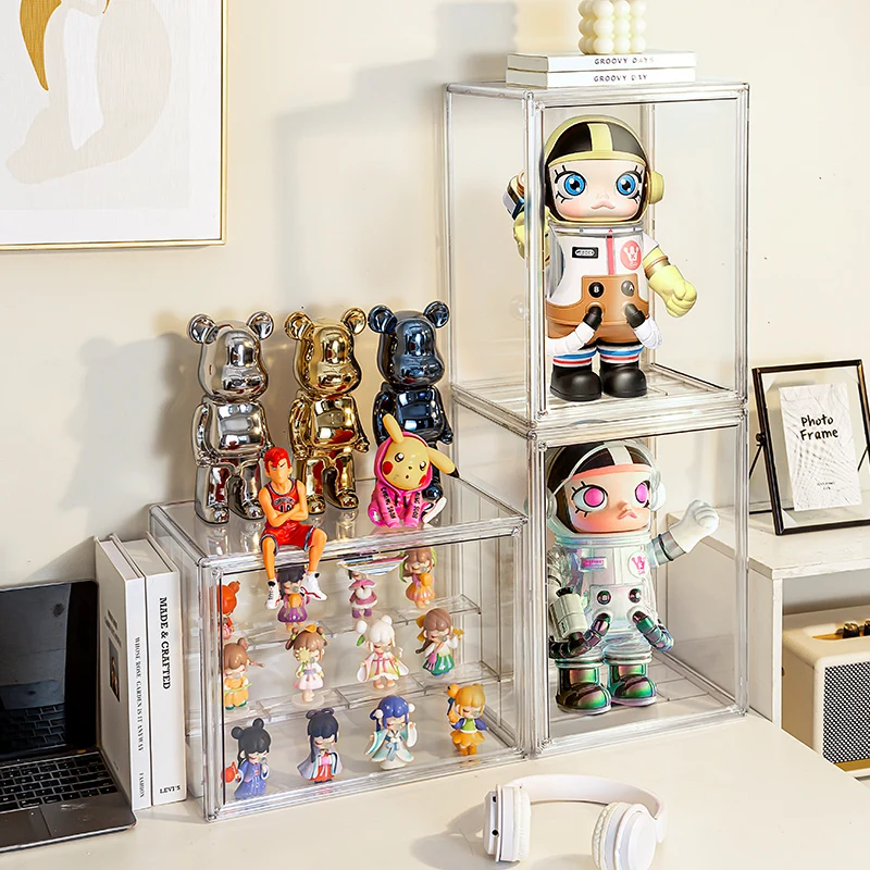 Action Figure Box Cartoon Doll Blind Box Storage Display Case ...