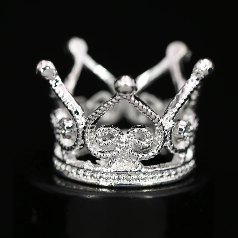 Cheapest Crystal Rhinestone Gold Metal Cake Small Crown Decorating ...