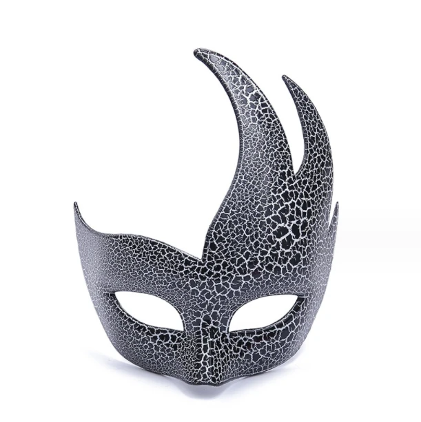 Creative Half Face Maskss For Men And Women Flame Style Quality Crack ...