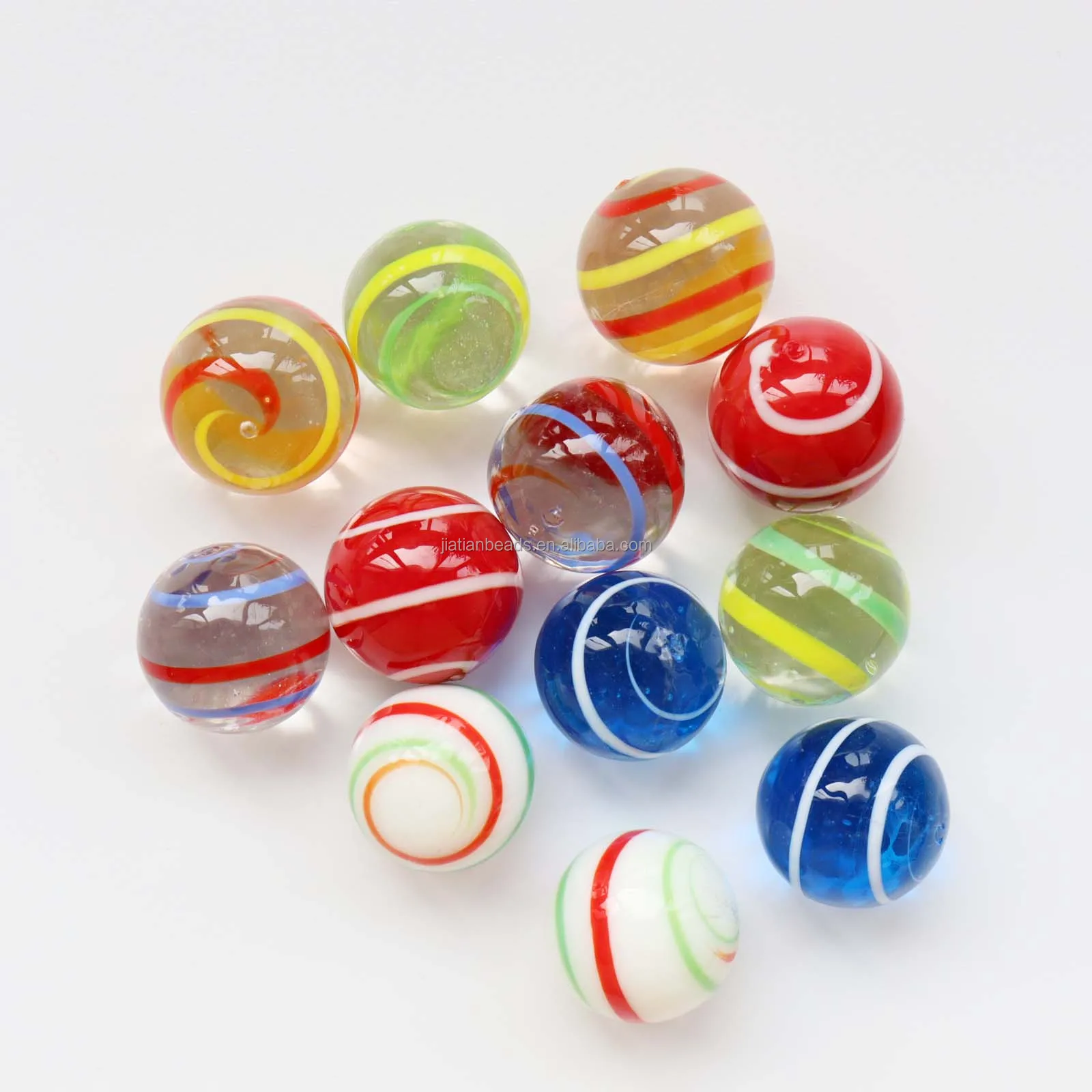 16mm Handmade Glass Marbles - Perfect for Children's Toys
