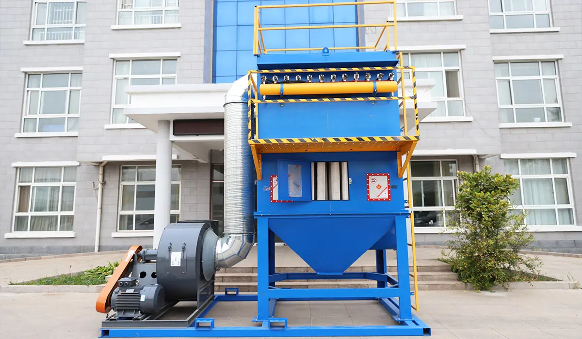 Steel Plant Dust Collection System Air Filter Bags 1000 Kw Fan Smoke ...