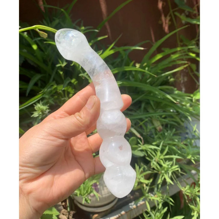 1pc High Quality Pink Stone Stick For Gift Decoration - Buy 1pc High ...