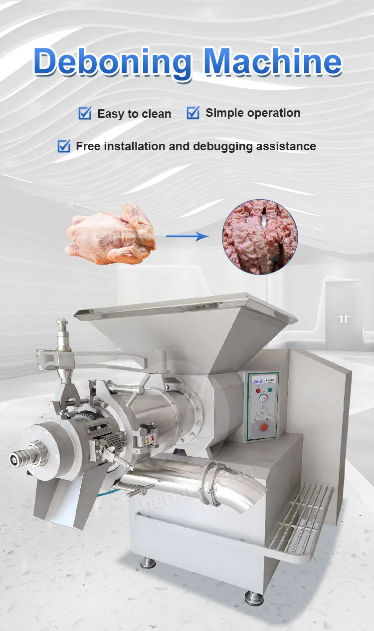 Ocean Goat Meat Bone Remove Grinding Machine Fish Debone Machine ...