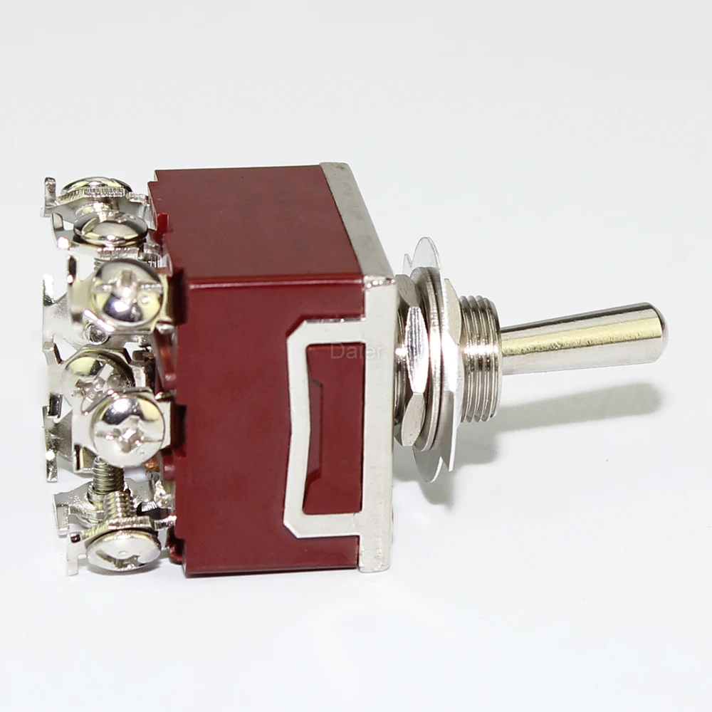 30a 12vdc 20a 125vac 15a 250vac Medium 9 Pin Toggle Switch On Off On 3pdt 9p 3 Position Toggle ...