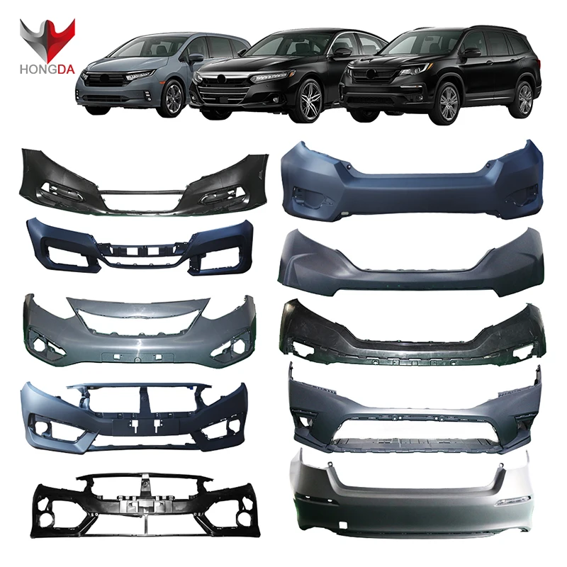 Plastic Auto Car Front Rear Bumper for Honda Civic, Accord, CR-V, Jazz ...