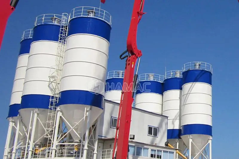 2023 Hamac Bolted Type 100 Tons 2000 Tons Horizontal Cement Silo With ...