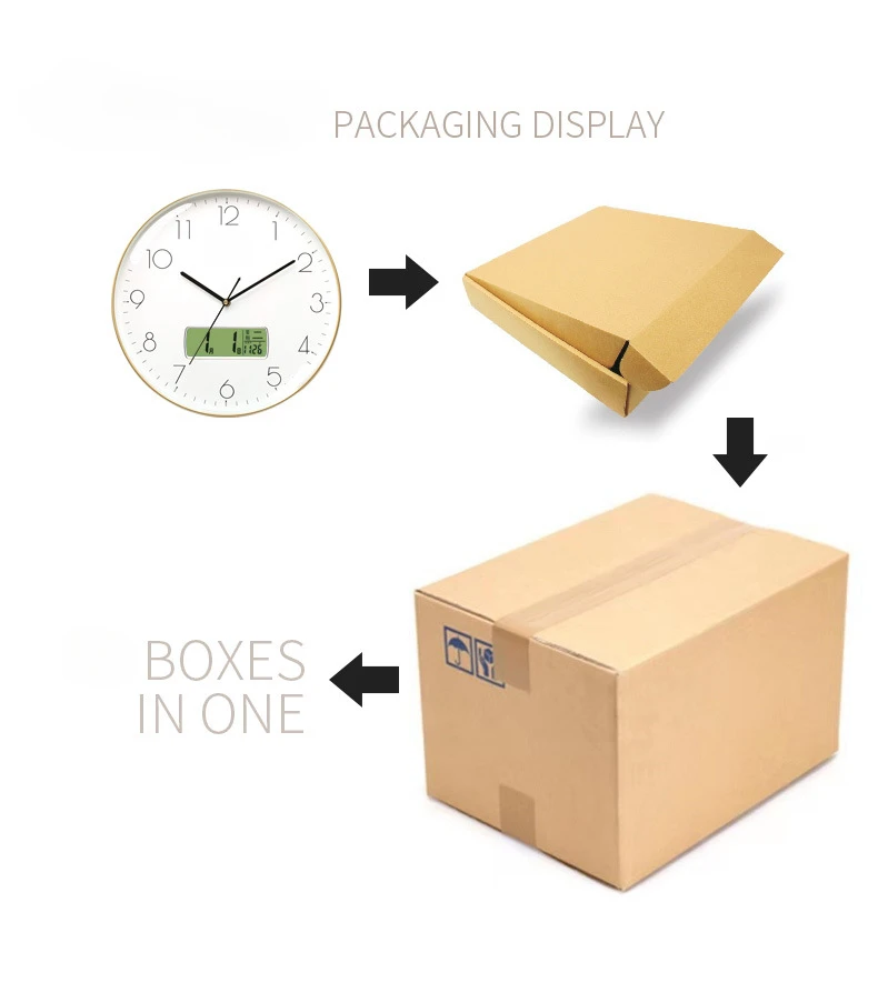 Modern 14 Inch Large Luxury Fashion Clock Home Decoration Fashion ...