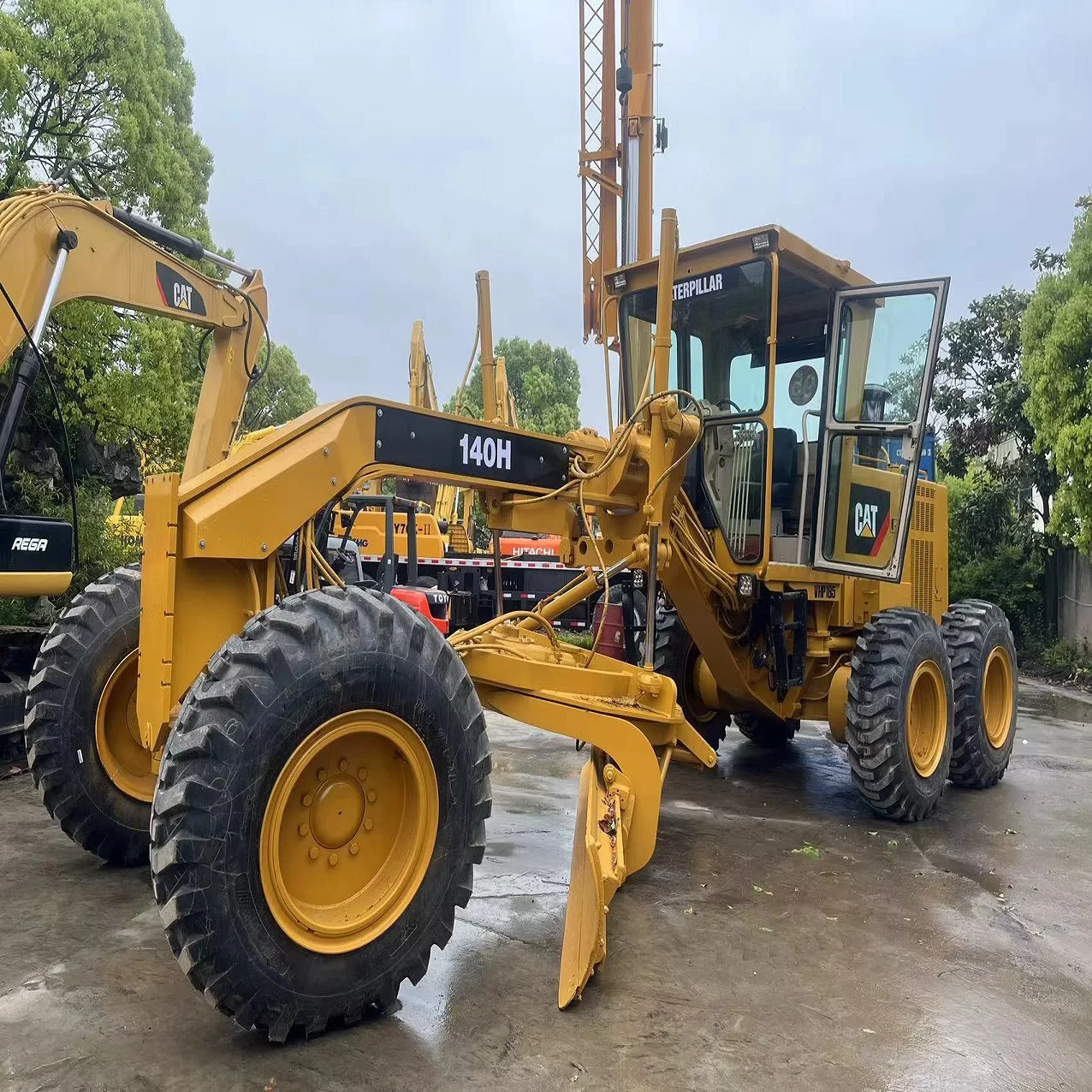 Low Hour Original Caterpillar Motor Grader 140h For Sale Second Hand ...