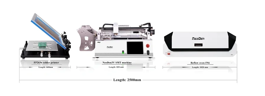 Neoden 3v Automatic Smt Pick And Place Machine With 2 Heads Vision ...