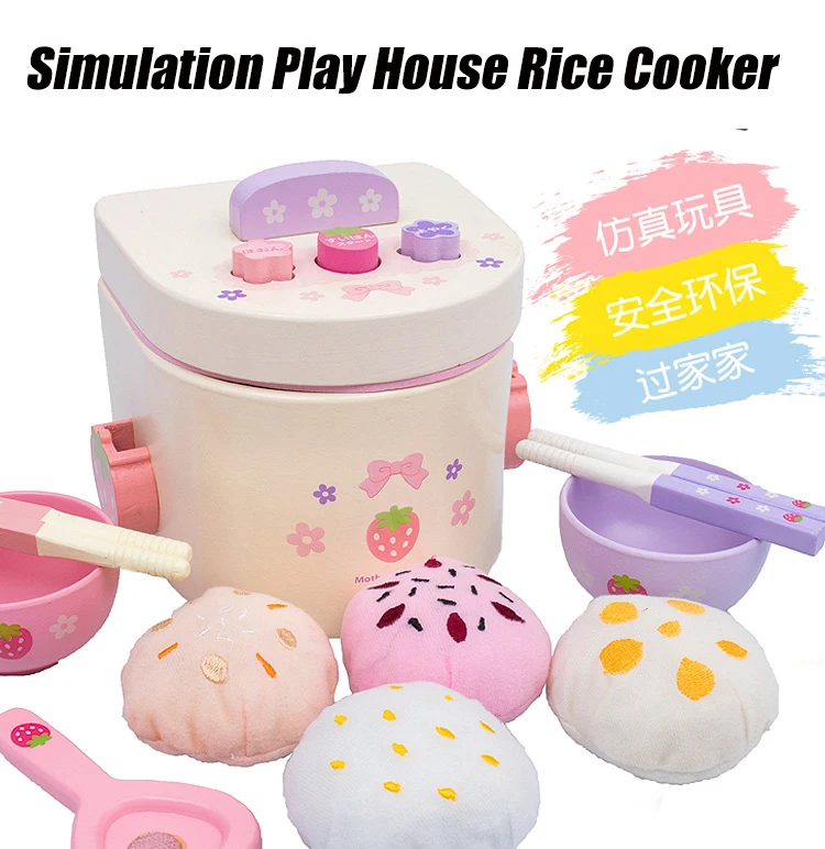 Wooden Toy Kitchen Set for Kids - Early Education Cookery Toys