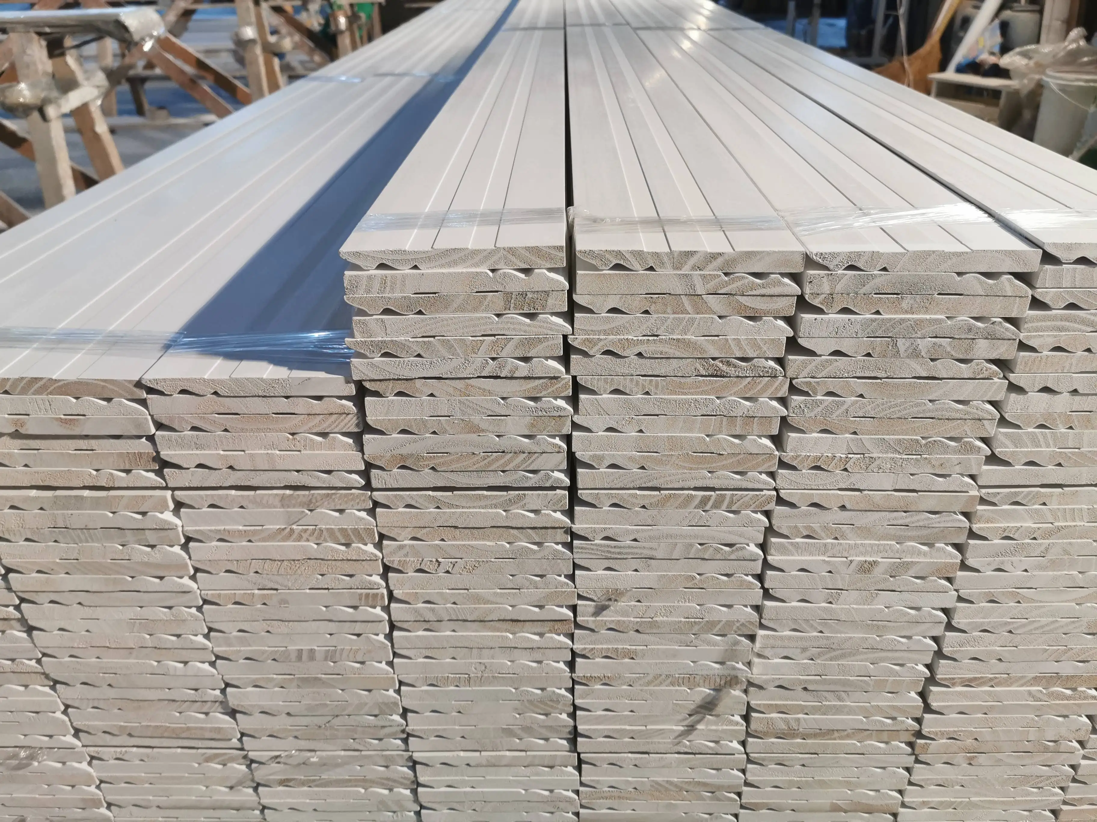 White Primed Finger Joint Pine Baseboard Wood Trim 1x2,1x4,1x6,1x8,1x10