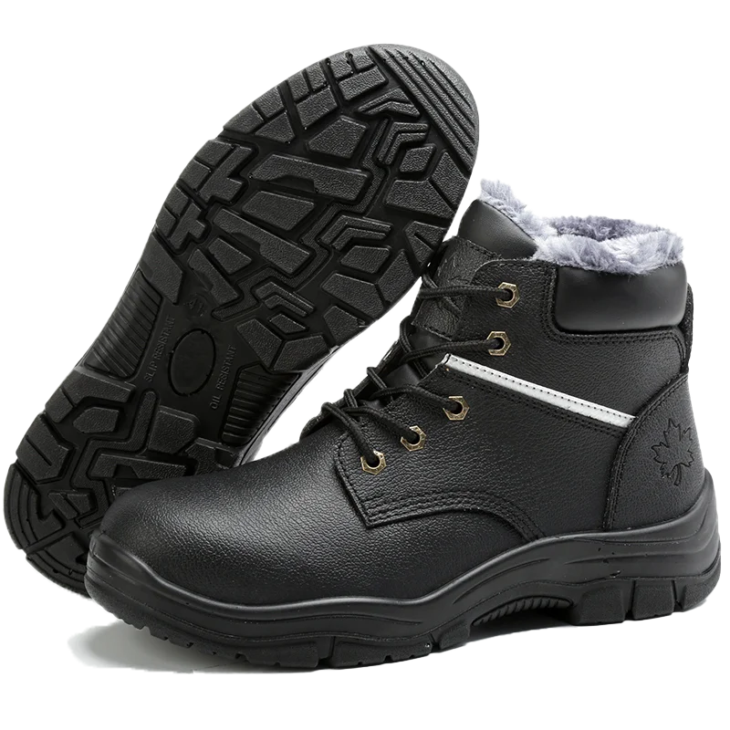 High-quality Yellow Safety Boots Made of Genuine Leather