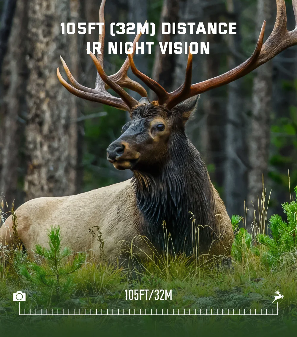 Trail Thermo Vision 32mp 4K 1080P Wide Angle China Trail Camera ...