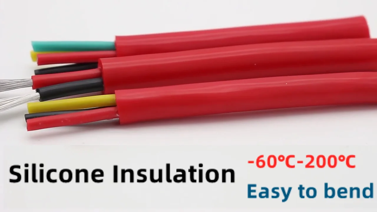 High Temperature Flexible Wire Sihf Heat Resistant Cable Multicore Silicone Sheathed Cable - Buy ...