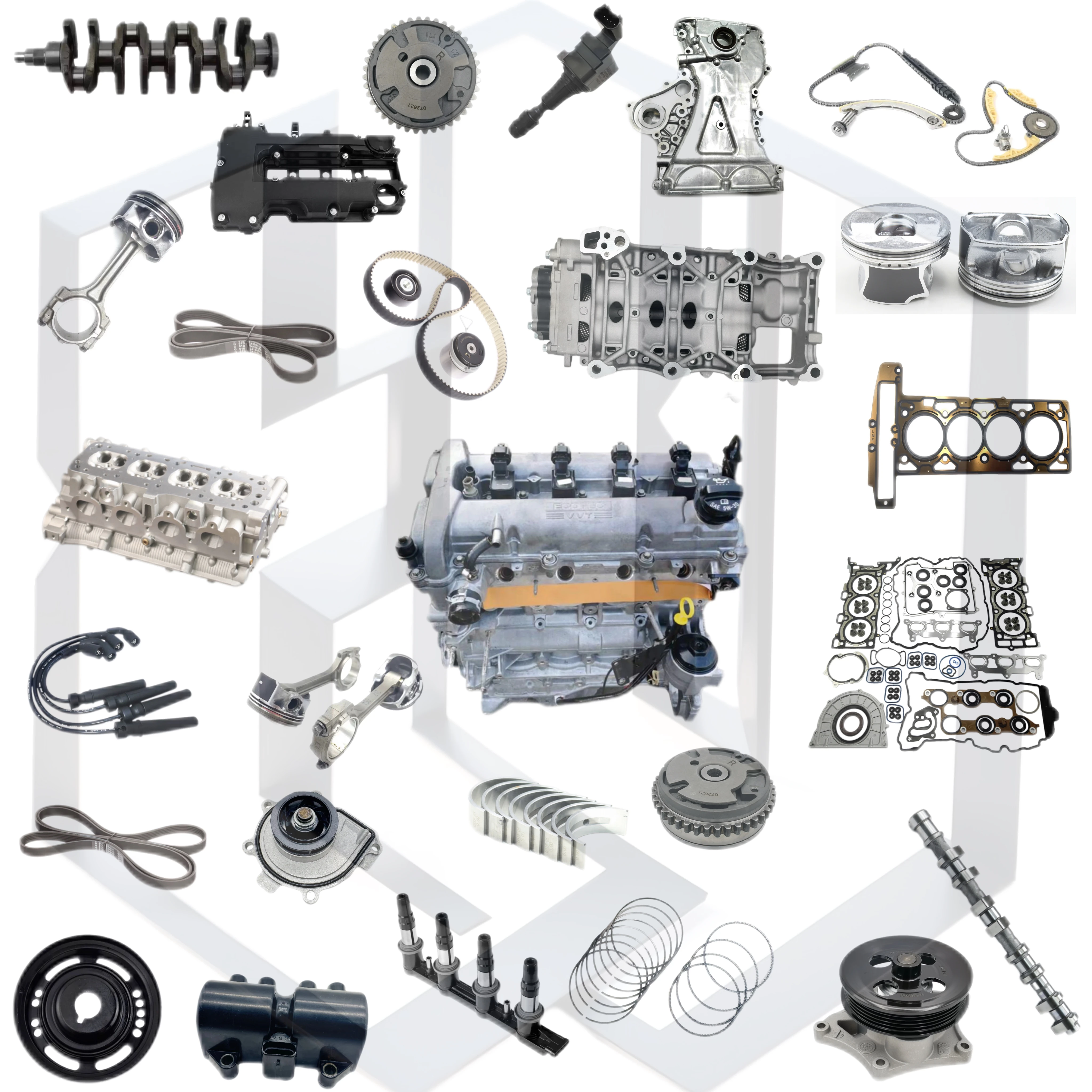 Engine Timing Belt Tensioner Kit For Chevrolet Cruze Aveo Sonic Orlando ...