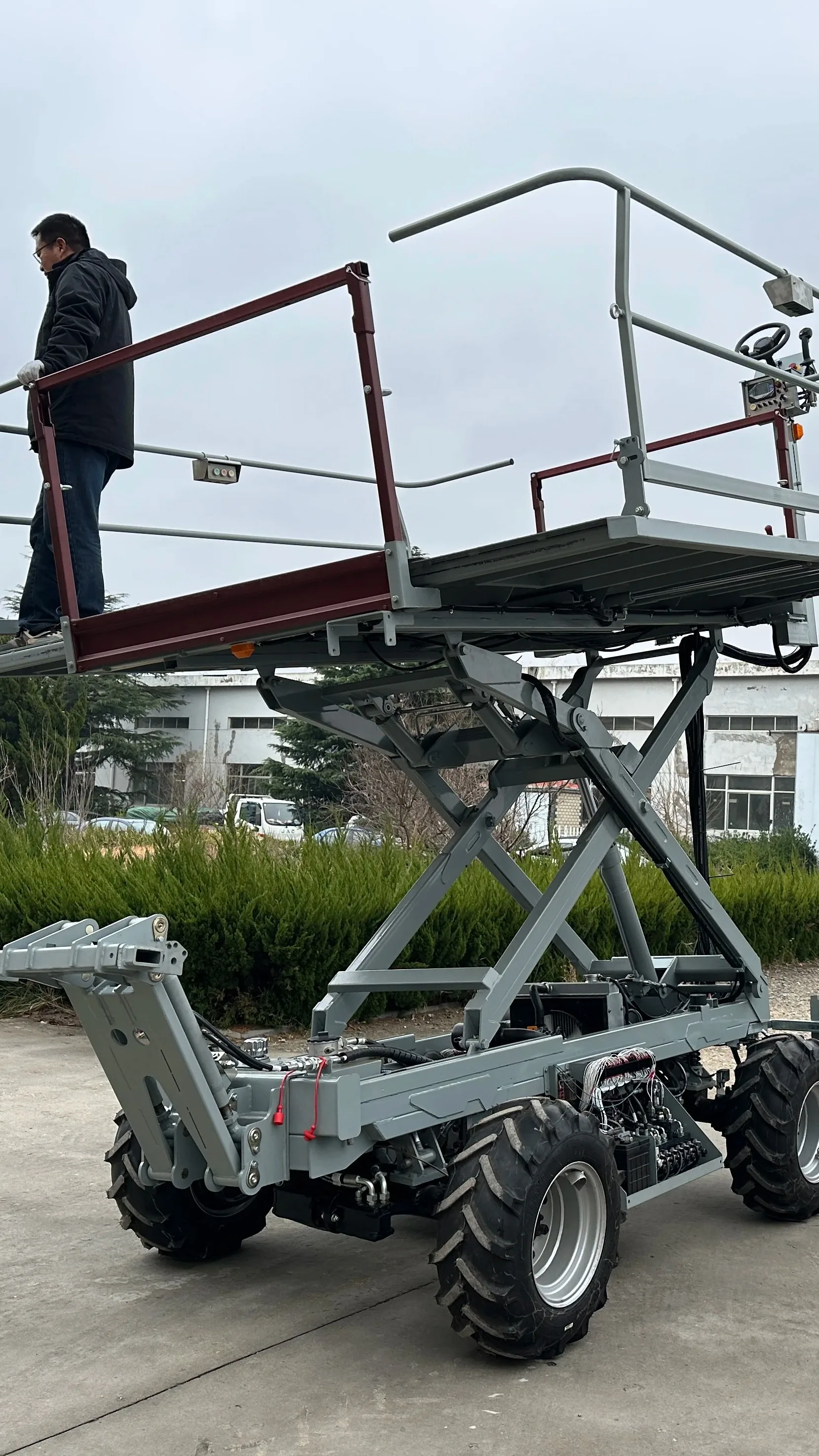 4gp-1200 Electric Reliable Work Platform Picking/scissor Lift Multi ...