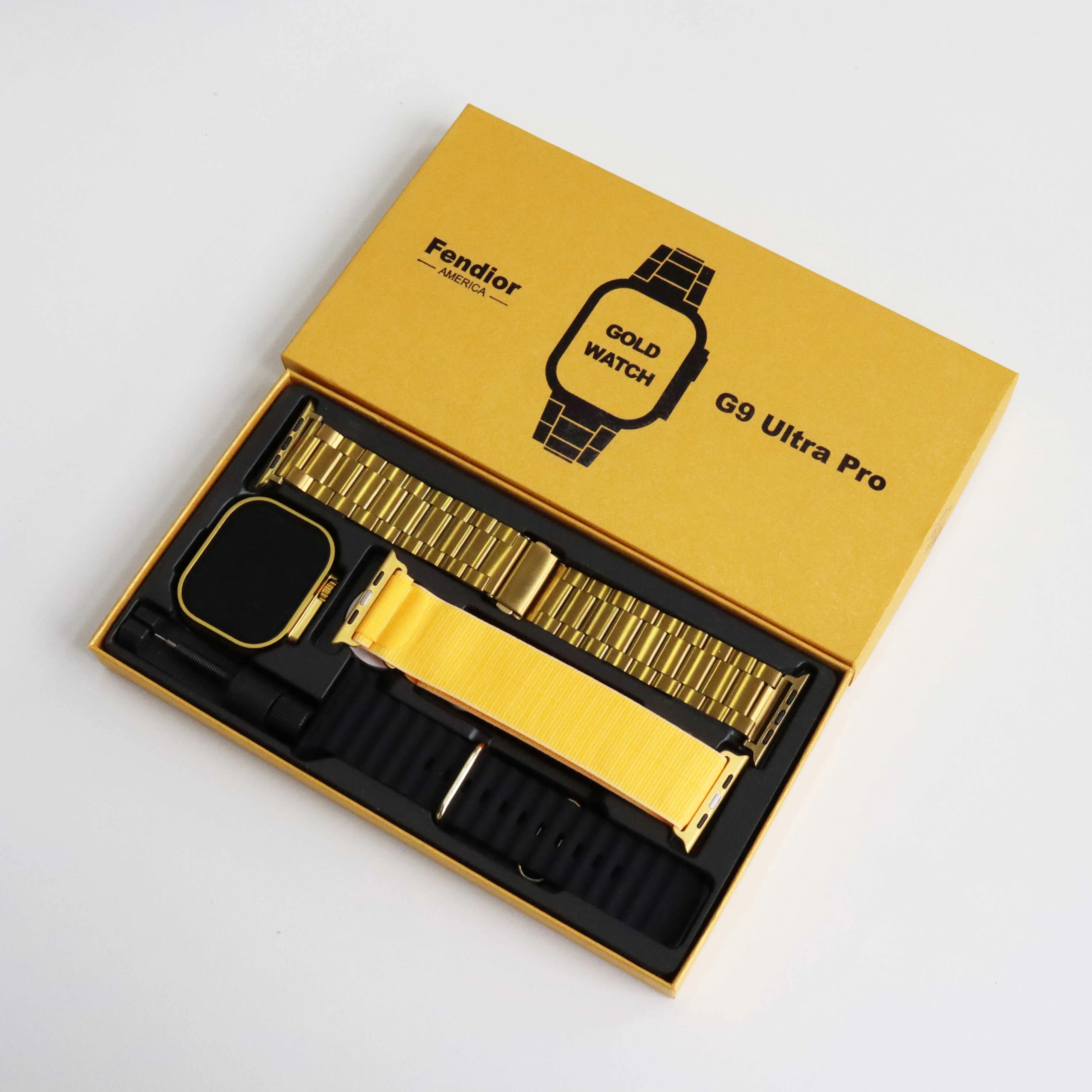 2024 New G9 Ultra Smart Watch Waterproof Call 24k Metal Smart 8 Series ...