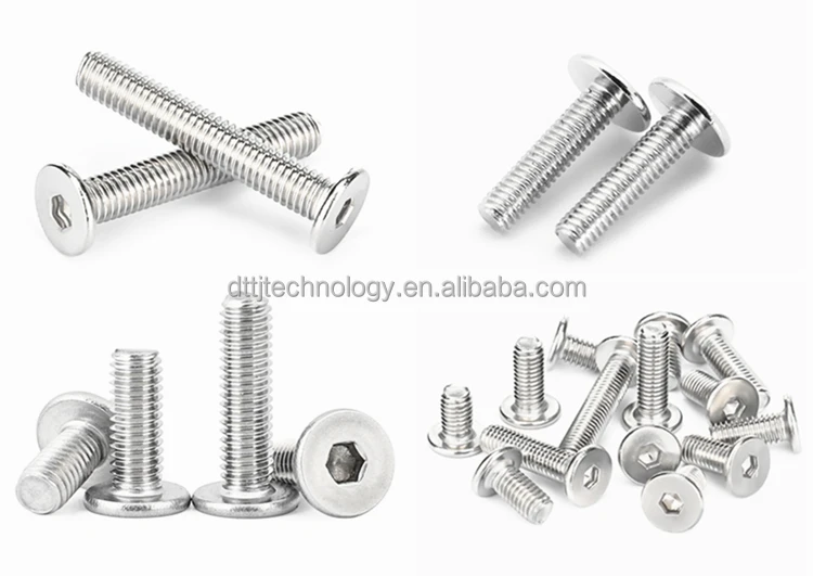SS Hex Socket Allen Wafer Ultra Low Profile Thin Flat Head Machine Screws| Alibaba.com