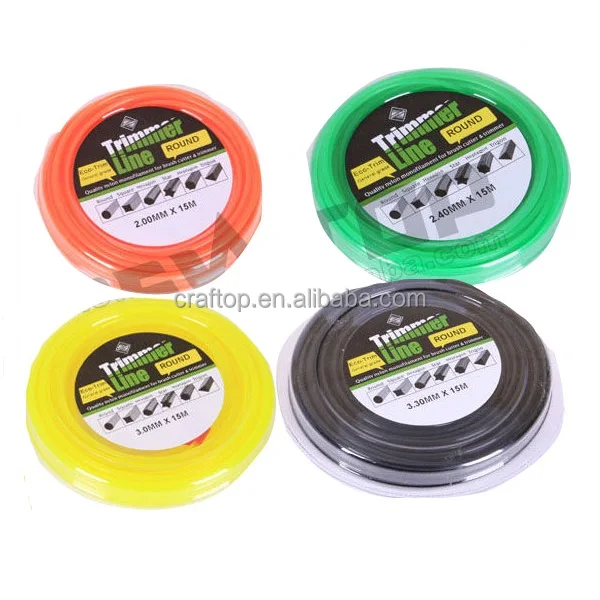 Professional 2mm 2.4mm 2.65mm 3mm Round/square Brush Cutter Grass Cutter Nylon Grass Weed ...