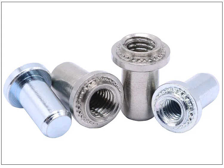 M3-M8 Carbon Steel Zinc Plated Self Clinching Blind Nuts