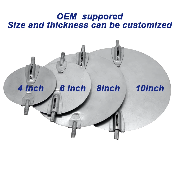 Hvac Adjustable Manual Air Duct Damper Galvanized Volume Control Damper ...