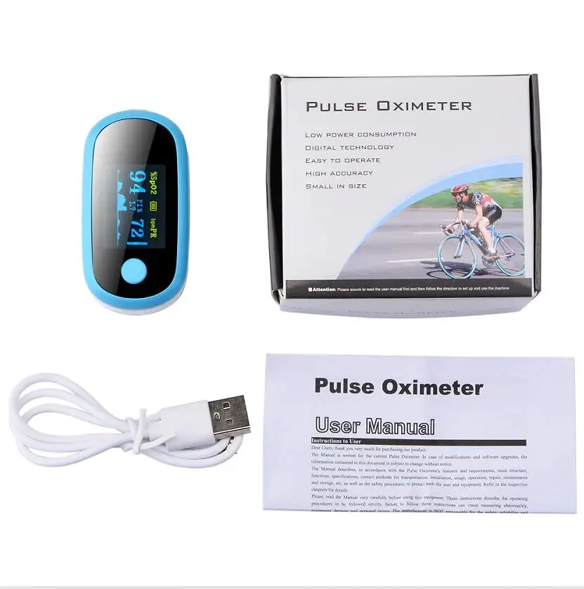 Customizable Logo Spo2 Fingertip Pulse Oximeter Portable Small ...